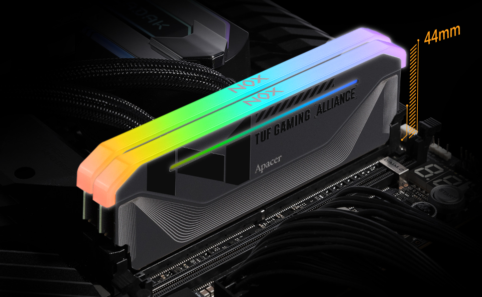 NOX TUF RGB DDR5 Gaming RAM | Overclocking RAM with Heatsink - Apacer